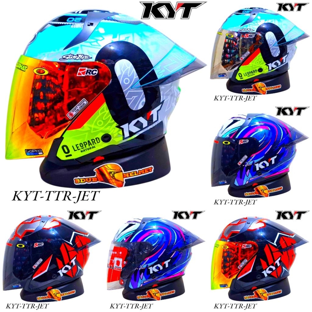 Jual Helm KYT ttr jet fogia misano original KYT | Shopee Indonesia