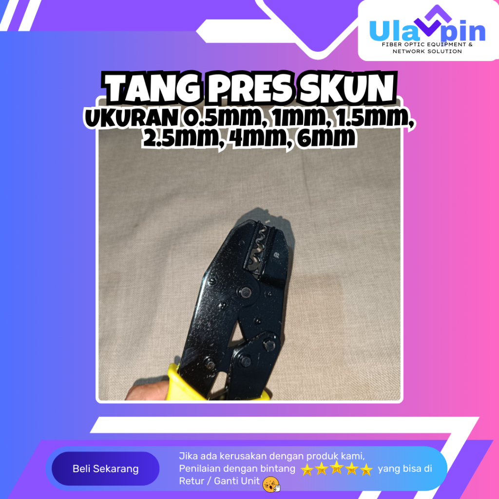 Jual Tang Crimping Terminal Crimper / Tang Press Skun Metal 9 inch ...