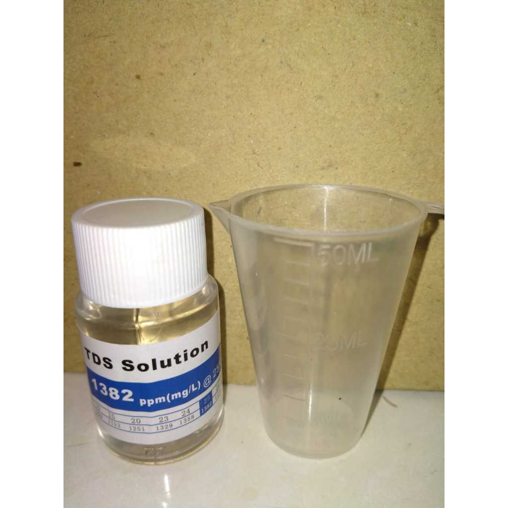 Jual ACCURACY cairan kalibrasi untuk TDS meter 1280 ppm jadi lebih akurat | Shopee Indonesia