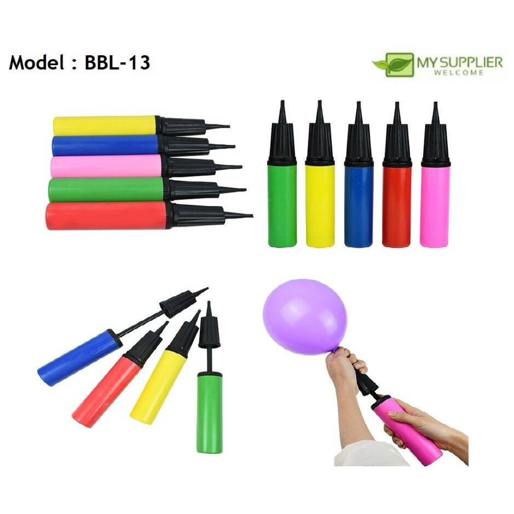 Jual POMPA BALON MANUAL / WARNA BIASA / WARNA PASTEL / POMPA BALON ...