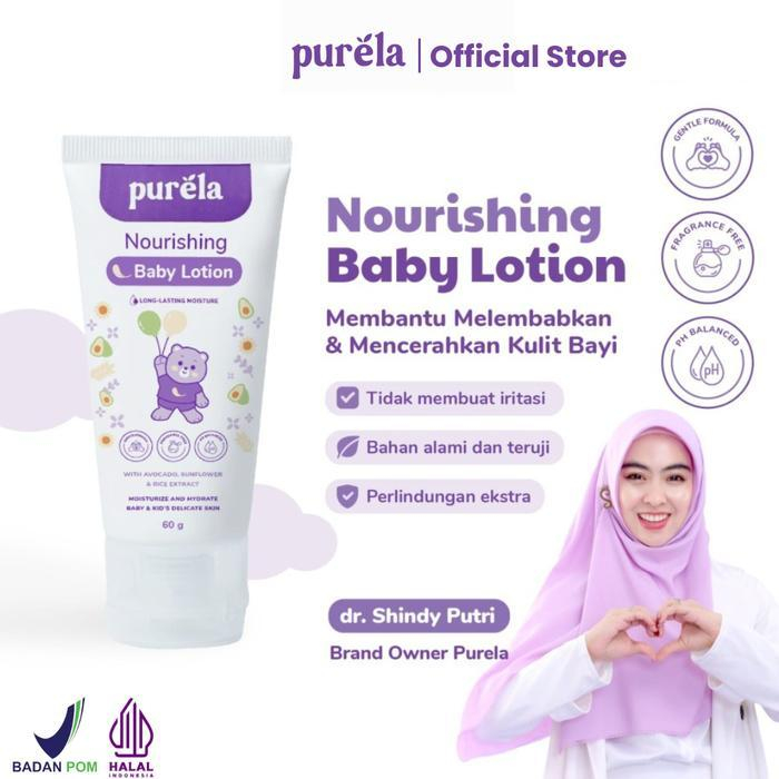 Jual Purela Nourishing Baby Lotion 60g | Shopee Indonesia