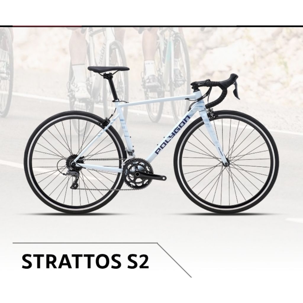 Jual Sepeda Roadbike Polygon Strattos S2 700c size M - new original ...