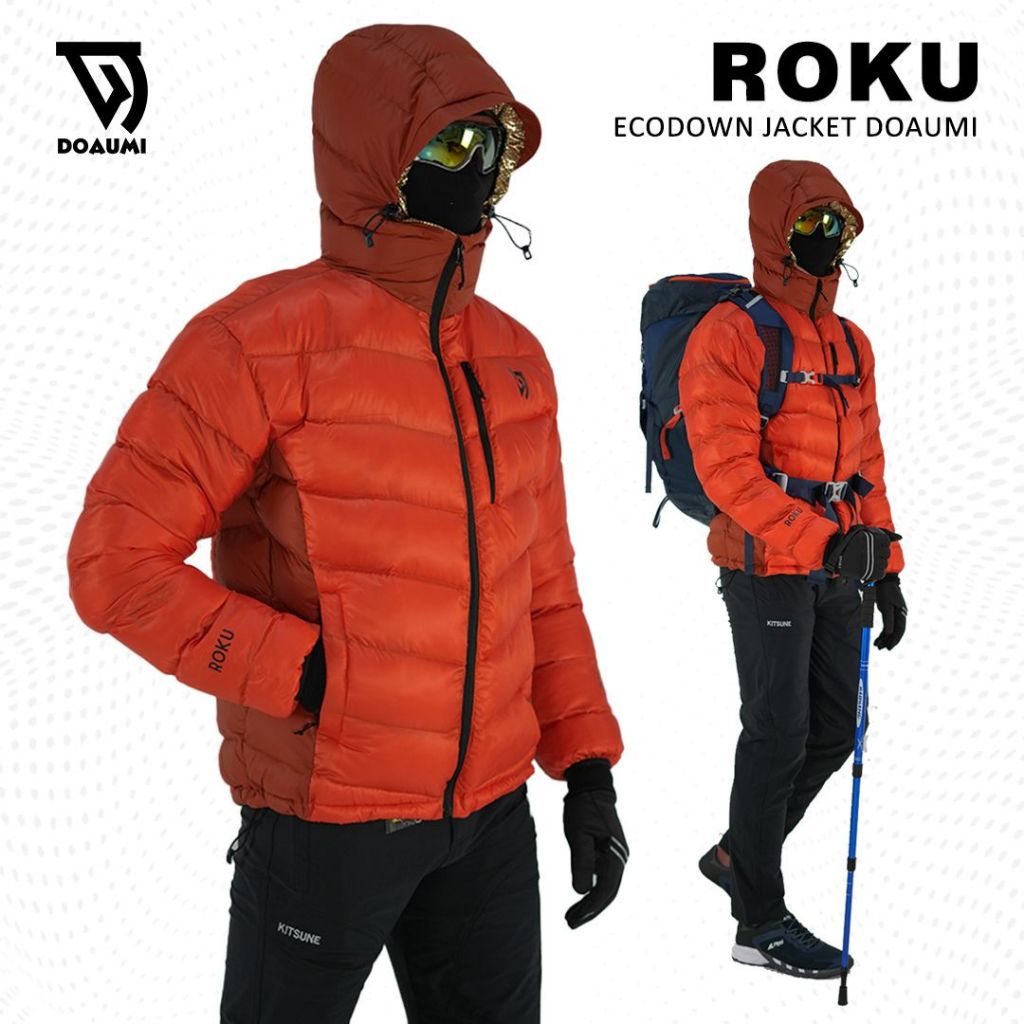 Jual JAKET GUNUNG PUFFER DOAUMI ROKU ECODOWN FIBER INSULASI THERMAL ...