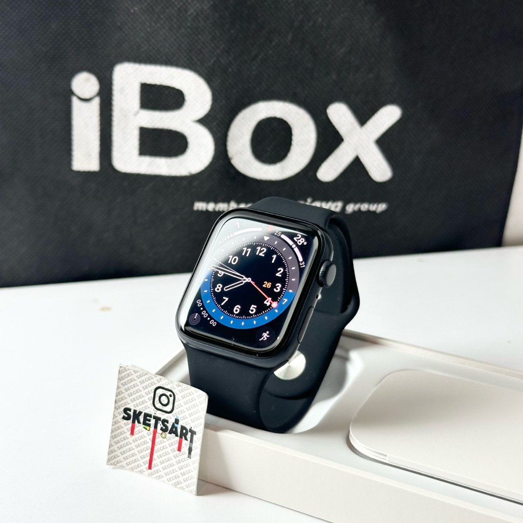 Jual Apple Watch Series SE Gen 2 iBox Black iwatch Battery Health 93% ...