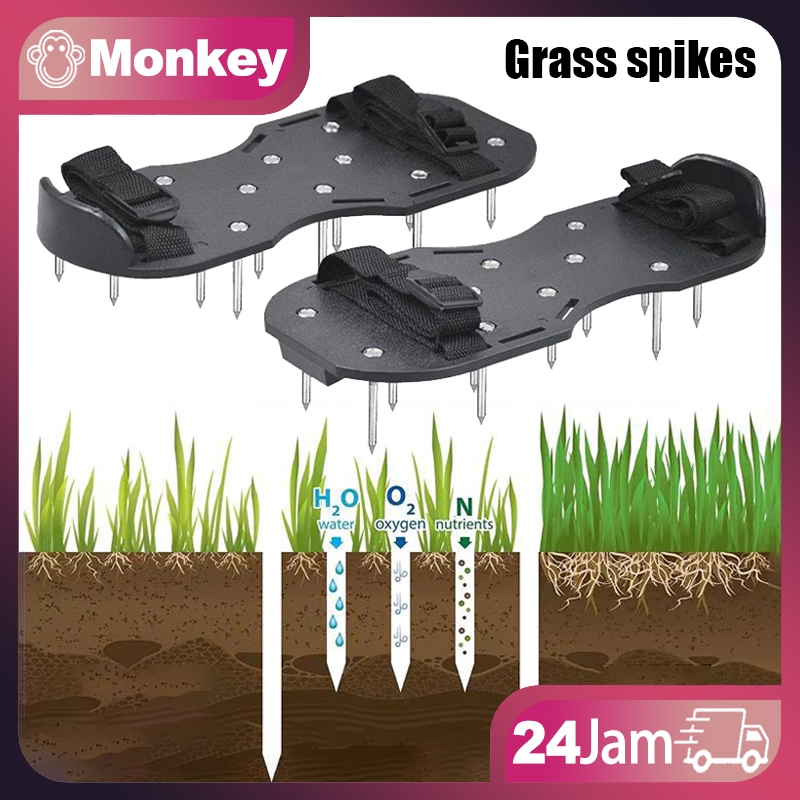 Jual Sepatu Paku Epoxy Spike Garden Lawn Full Steel Spike Shoes Sandal ...