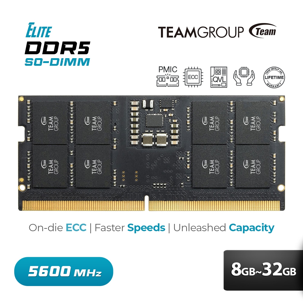 Jual TEAM GROUP RAM Elite DDR5 5600 Mhz SODIMM – 8GB/16GB/32GB | Shopee ...