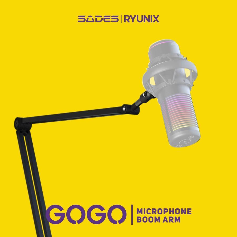 Jual Sades Ryunix Microphone Arm Gogo for Ryunix Uta CX1 | Shopee Indonesia