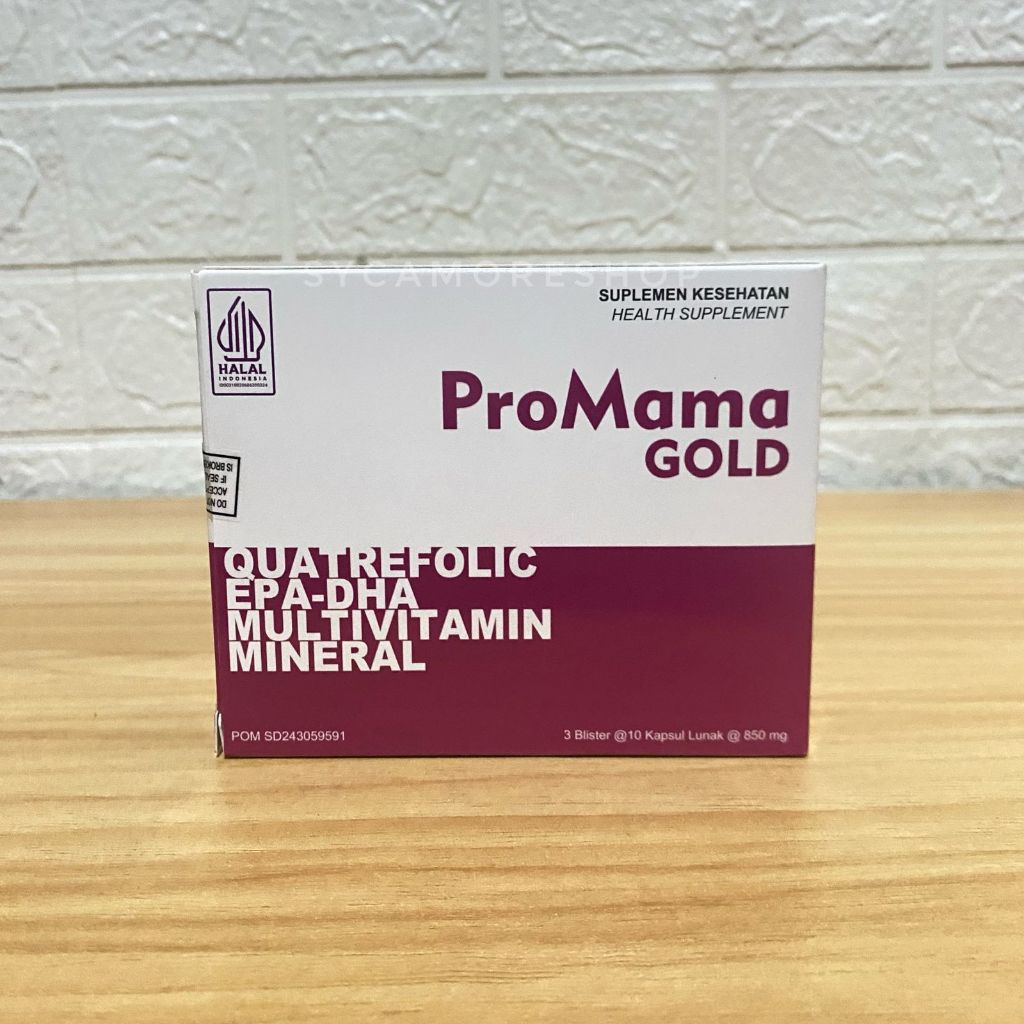 Jual Promama & Promama Gold Vitamin Ibu Hamil isi 30 kapsul | Shopee Indonesia