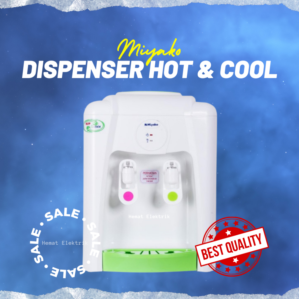 Jual Dispenser Air Dingin dan Panas Miyako Hot & Cool WD-290 Galon Atas ...