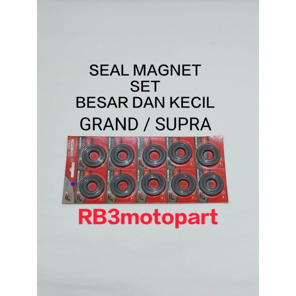 Jual OIL SEAL SIL MAGNET SET GRAND SUPRA KHARISMA PRIMA SET BESAR KECIL ...