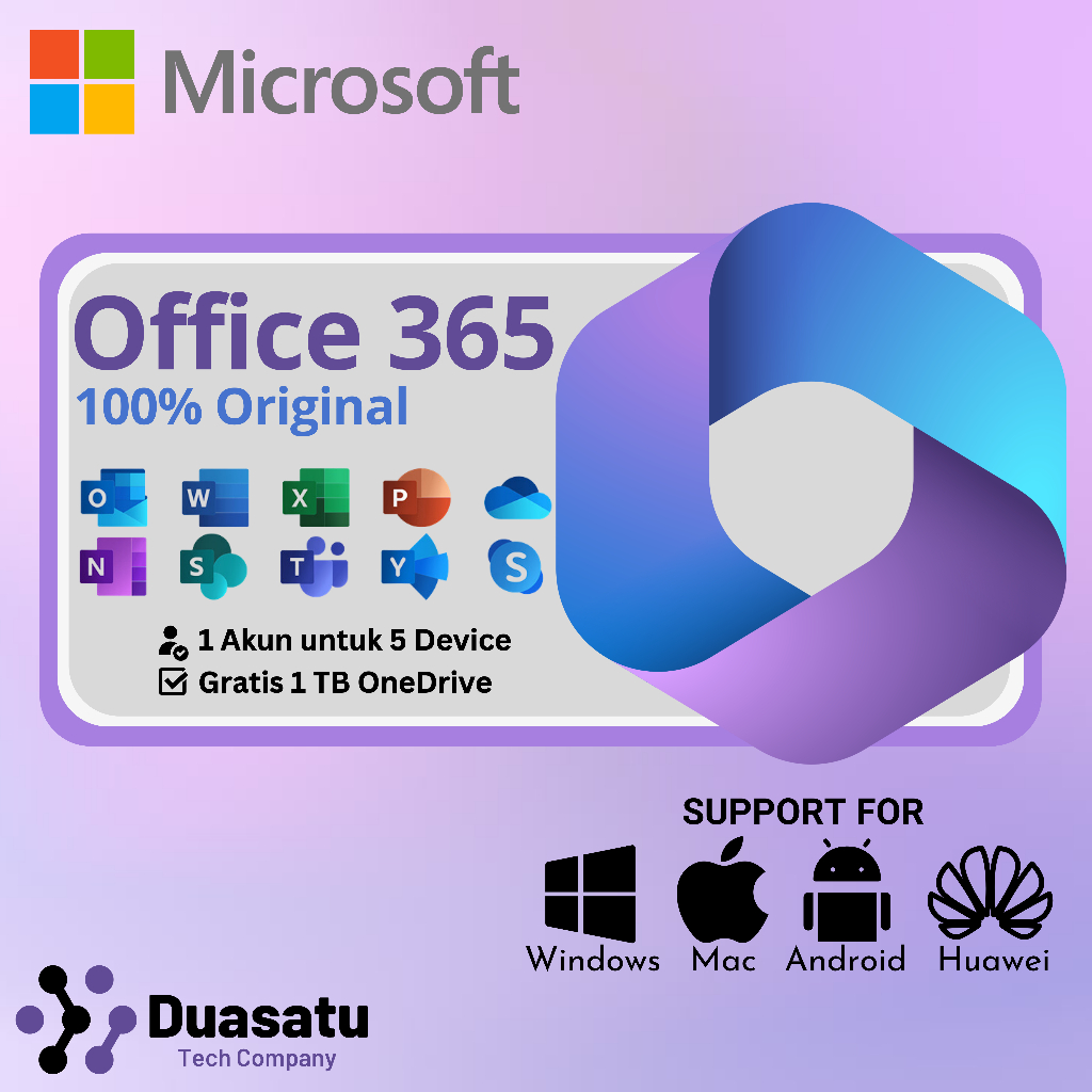 Jual Microsoft Office 365 bisa untuk 5 Devices - Custom Username Gratis ...