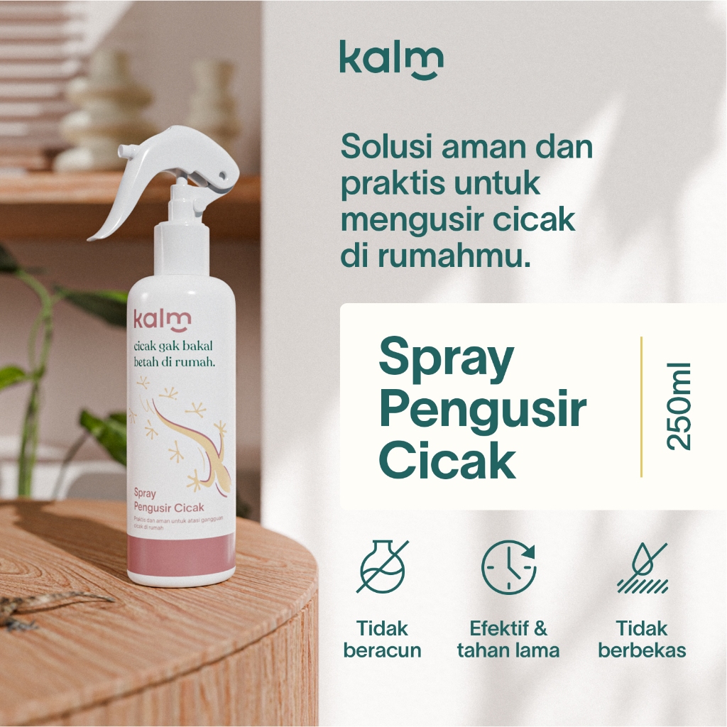 Jual KALM Spray Pengusir Cicak 250ml | Shopee Indonesia