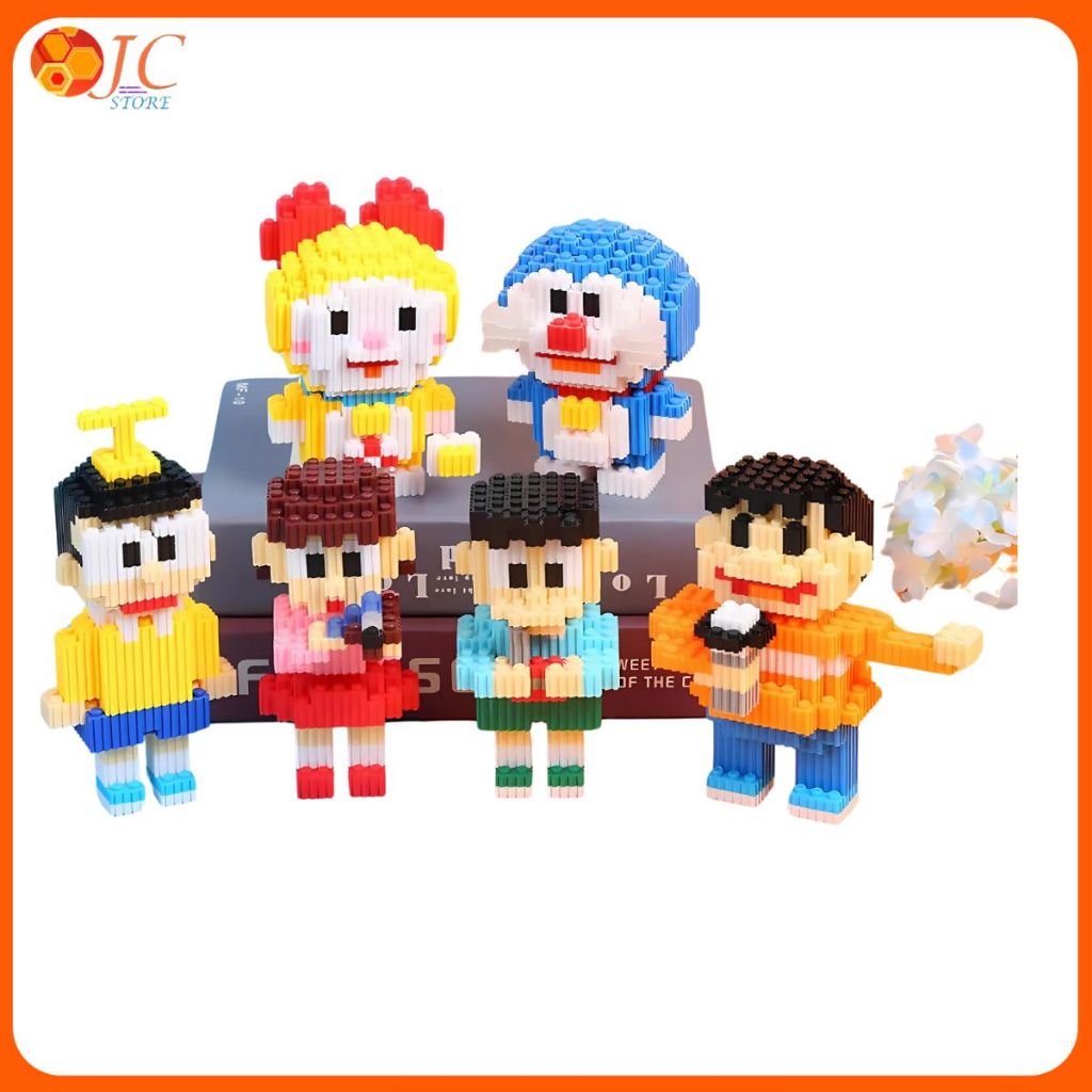 Jual JC Nano Block Doraemon Mini Mainan Anak Balok Susun Puzzle Bricks ...
