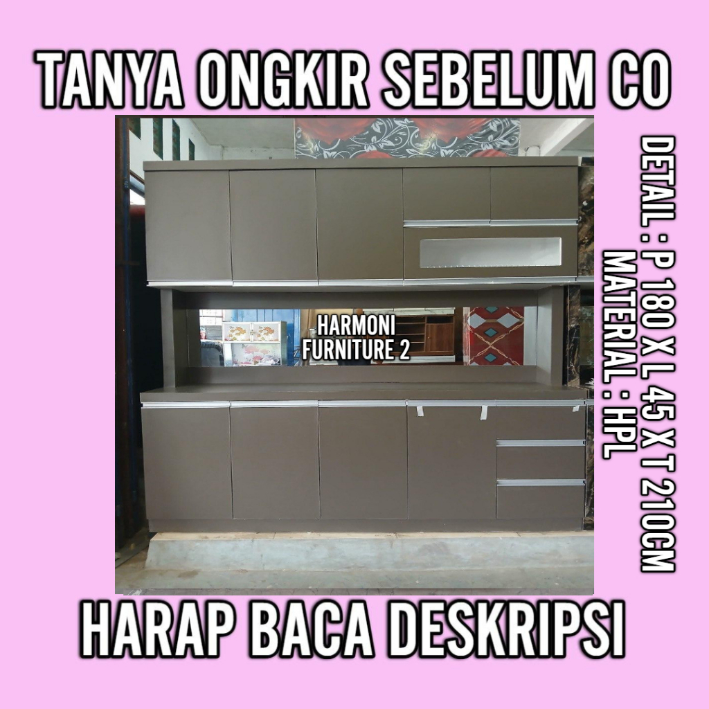 Jual RAK PIRING PINTU 4 HIDROLIK HPL RAK SAYUR 4 PINTU HIDROLIK HPL ...