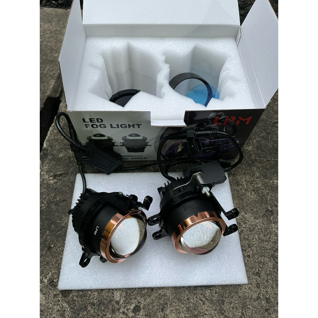 Jual BILED Folampu Mobil 3 Warna Plus Devil 1Set Ukuran 3 Inchi lpm ...