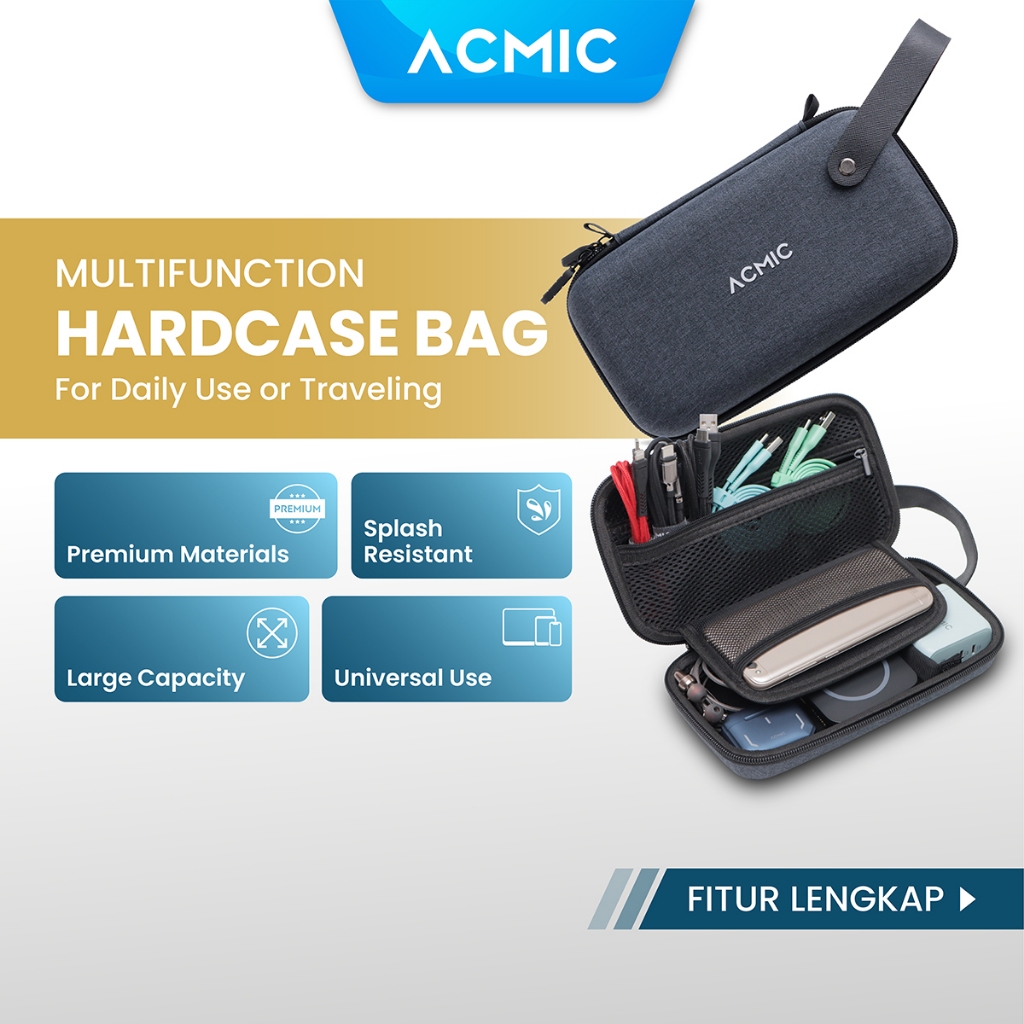 Jual ACMIC DIGIBAG X1 Gadget Travel Pouch Cable Organizer Storage Hard ...