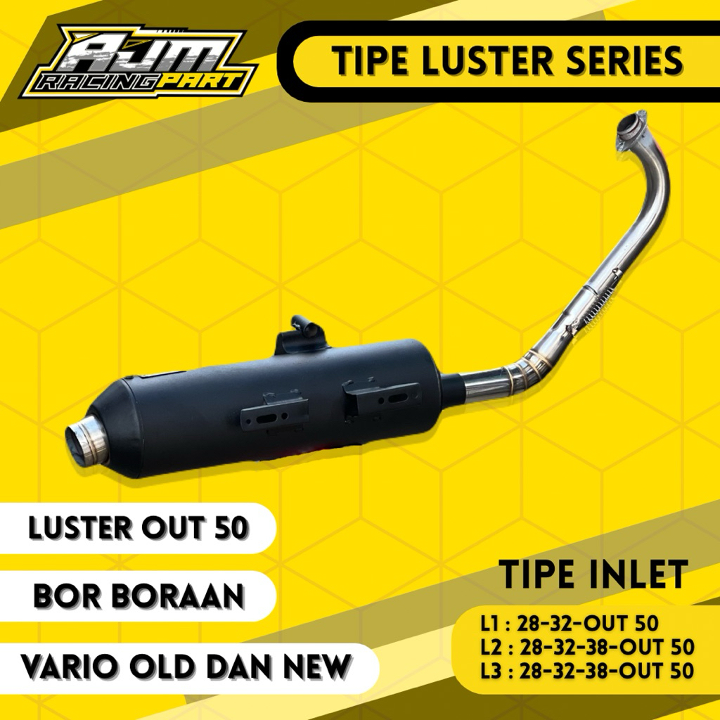 Jual KNALPOT AJM EXHAUST LUSTER SERIES VARIO OLD DAN NEW | Shopee Indonesia