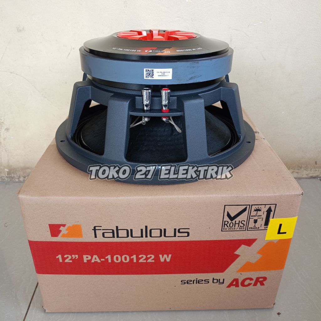 Jual Speaker ACR Fabulous 12 inch PA 100122 W 1600 WATT | Shopee Indonesia