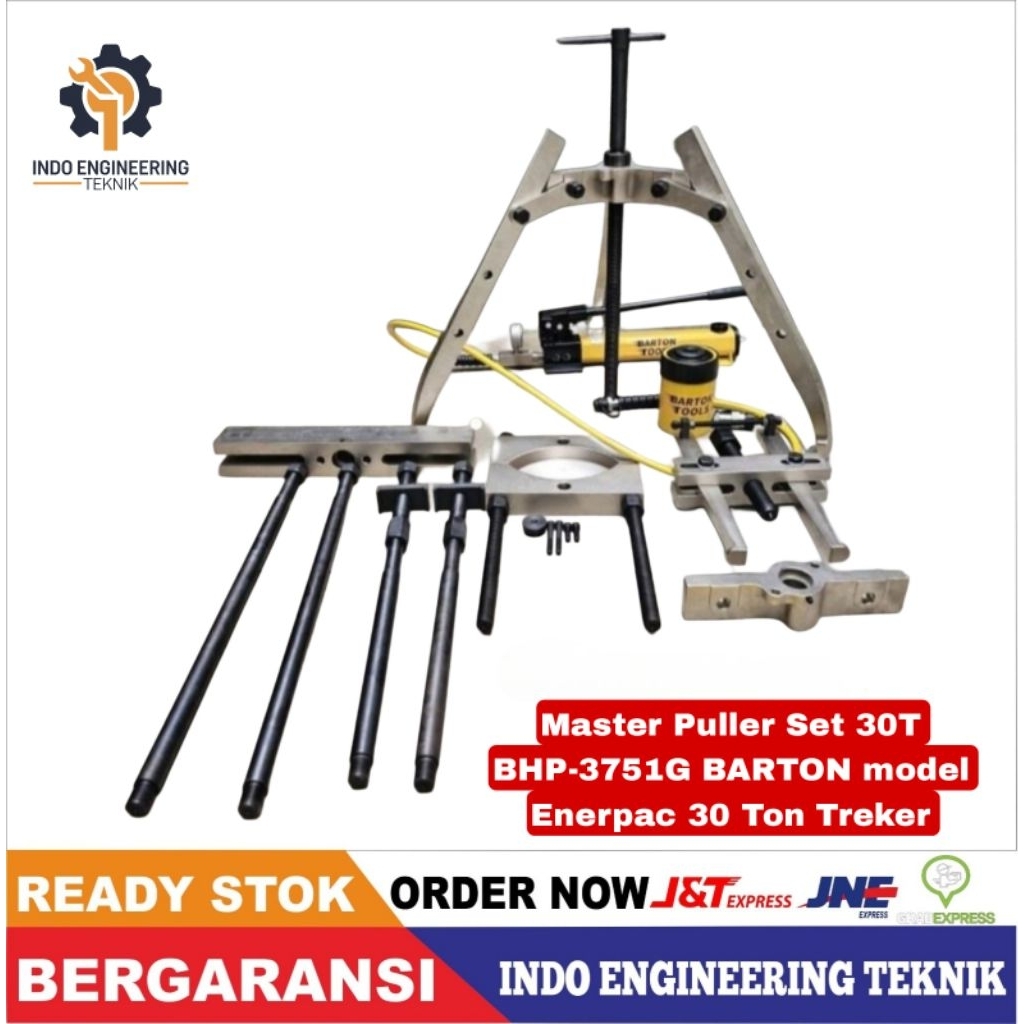 Jual Master Puller Set 30T BHP-3751G BARTON model Enerpac 30 Ton Treker ...