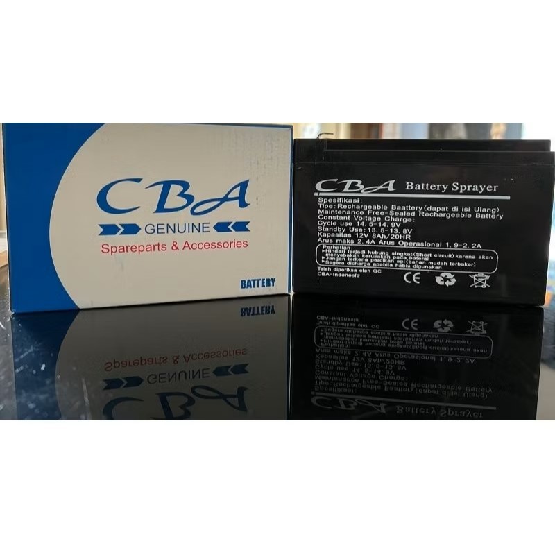 Jual Aki Battery Sprayer Elektrik CBA 12 V 8 Ah - 100 % Original | Shopee Indonesia
