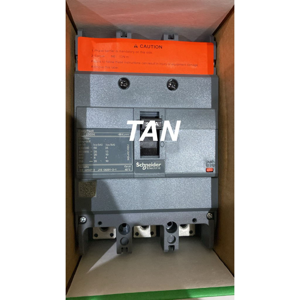 Jual MCCB EZC250N 250A/225A/200A/160A/125A/100A 3P SCHNEIDER | Shopee Indonesia