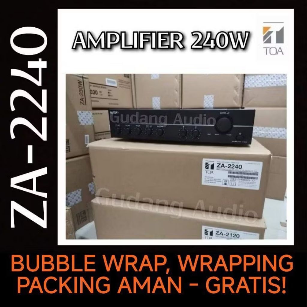 Jual ZA-2240 POWER MIXER AMPLIFIER TOA ZA-2240 ZA 2240 240 WATT AMPLI ...
