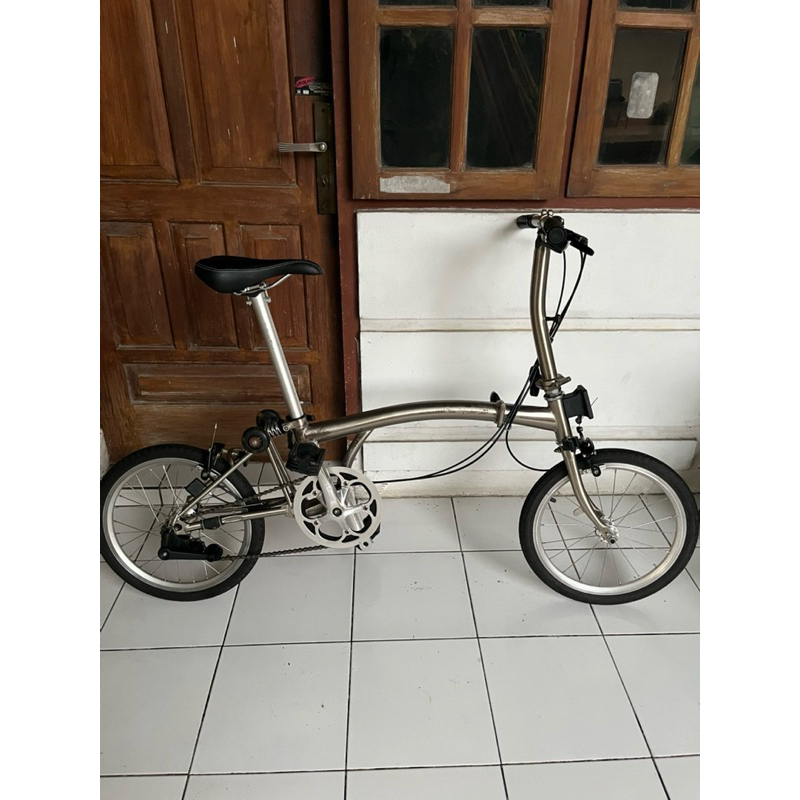 Jual sepeda lipat 3sixty electric crome | Shopee Indonesia