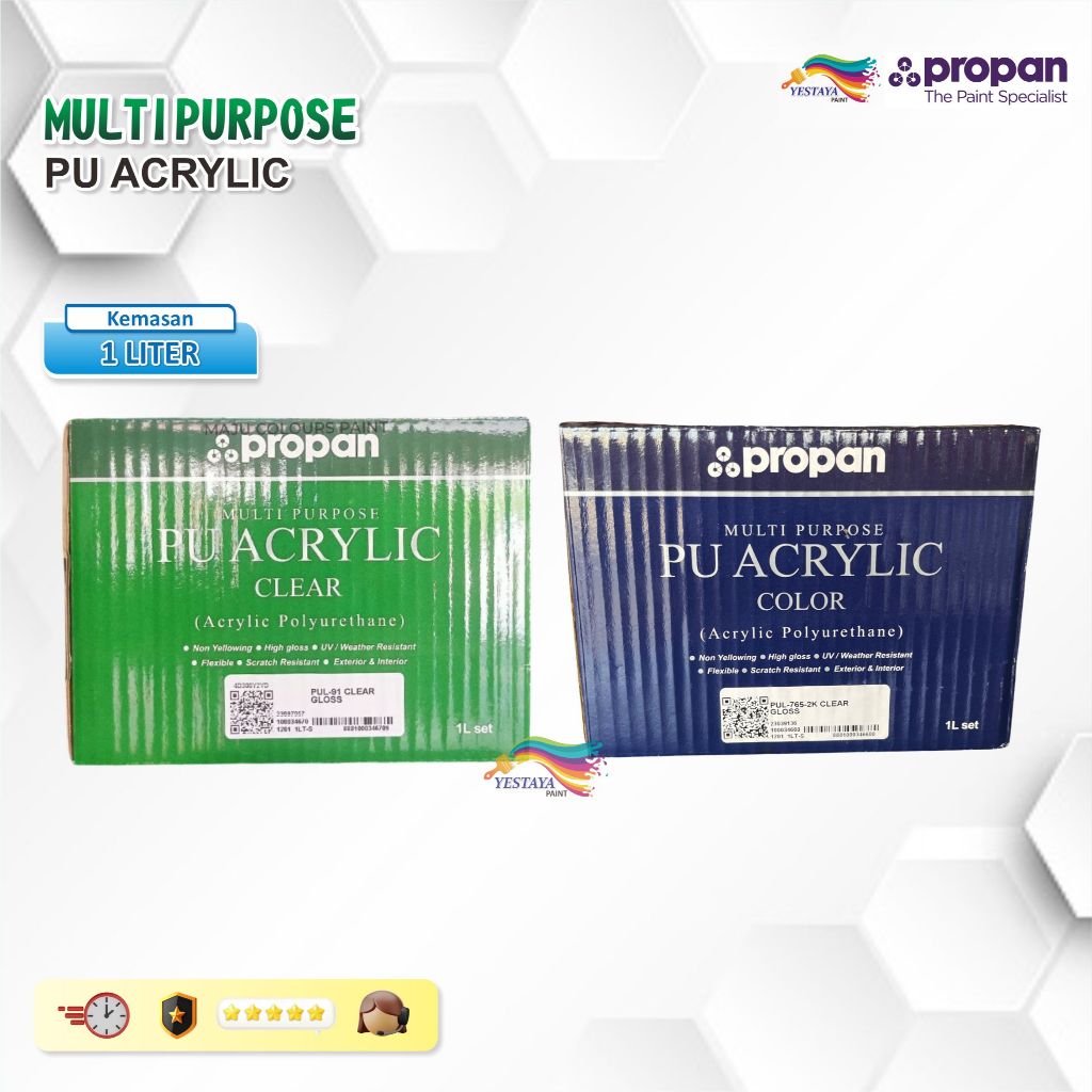 Jual PROPAN MULTIPURPOSE PU ACRYLIC 1 LITER | Shopee Indonesia