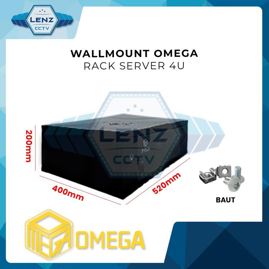 Jual Wallmount Rack 4U Omega / Rack Server 4U Omega Single Door ...