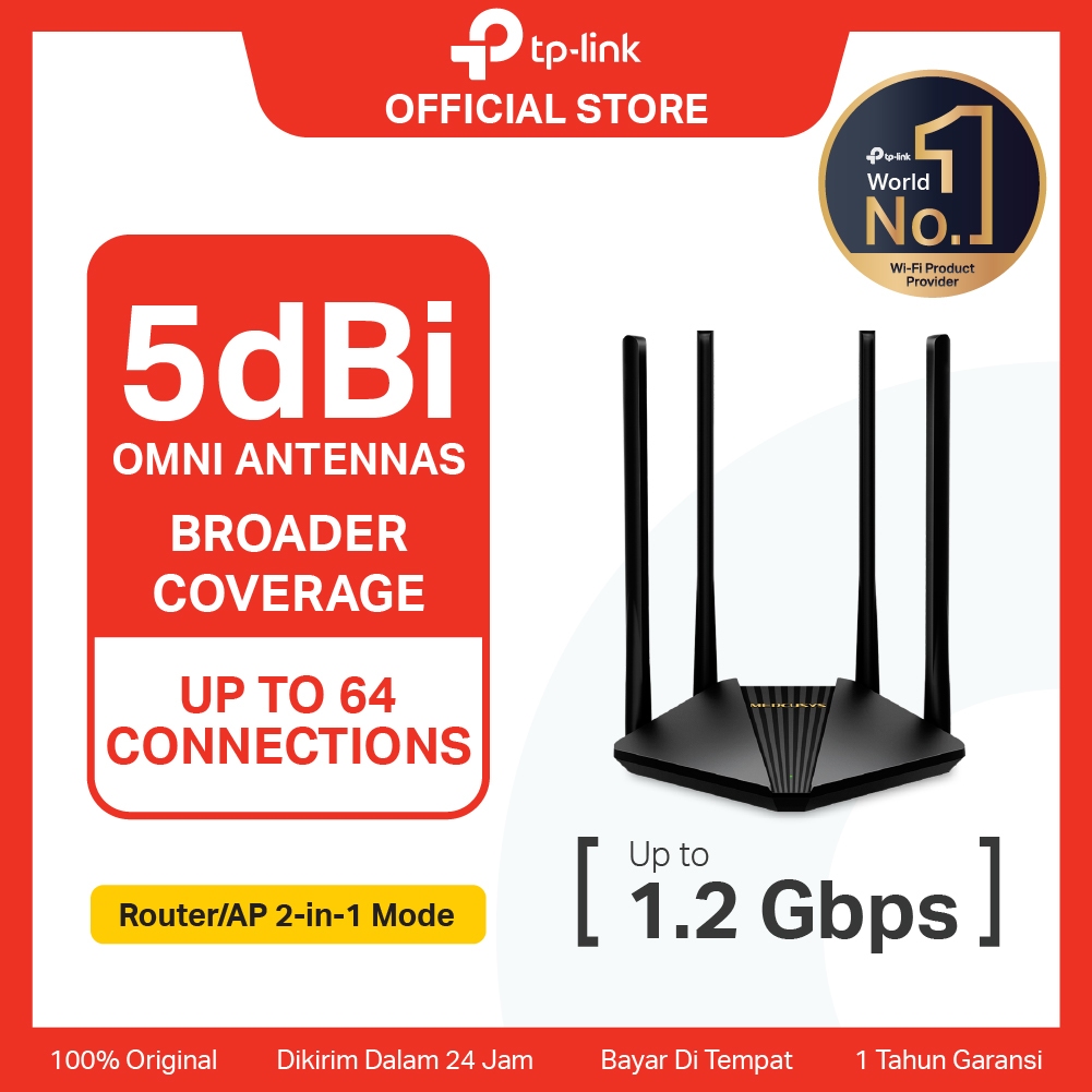 Jual TP-Link | Mercusys MR30G | AC1200 WiFi 5 Router | Dual Band ...