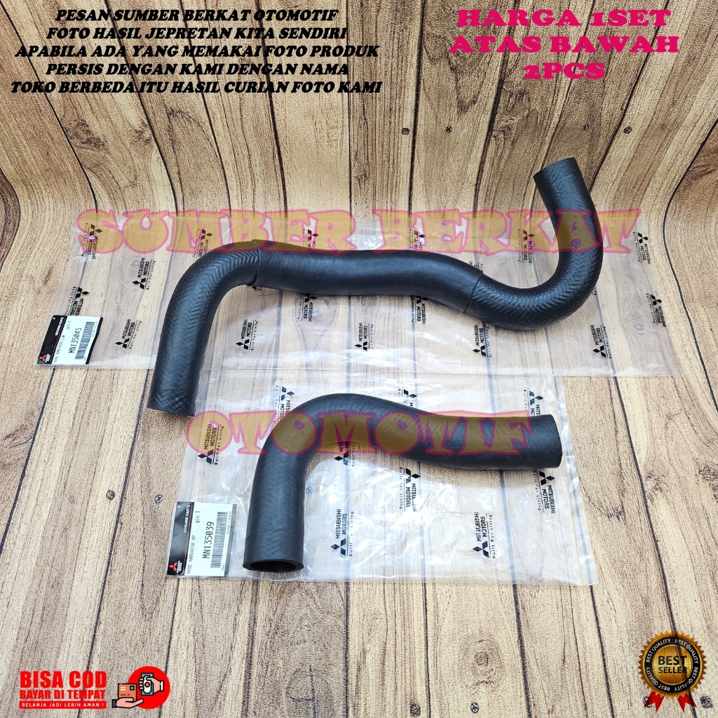 Jual KARET SELANG RADIATOR ATAS BAWAH PANJANG PENDEK 1SET MITSUBISHI ...