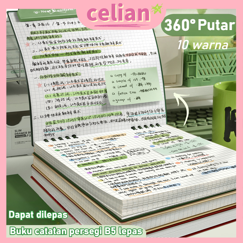 Jual [Free Gift]Notebook Buku B5 Binder Flip Vertikal/ Binder 360 ...