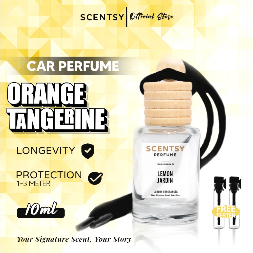 Jual SCENTSY Parfum Mobil ORANGE TANGERINE Pengharum Anti Mual Pewangi ...