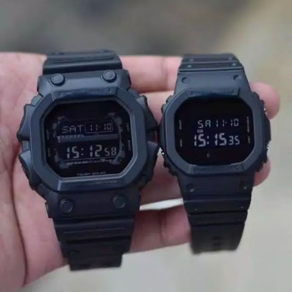 Jual Jam Couple Anti Air Pria dan Wanita Digital Stap Rubber | Shopee ...