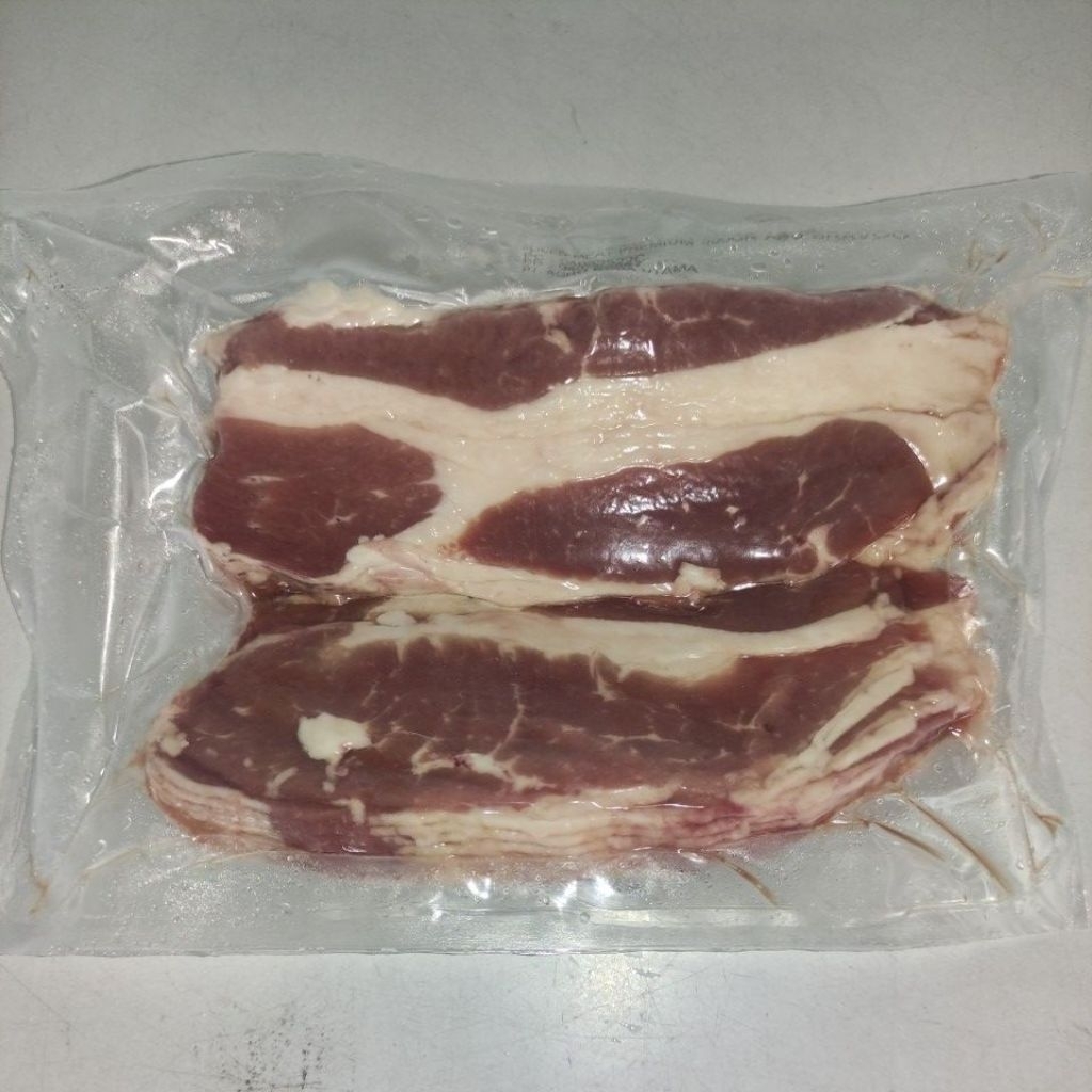 Jual Daging Iris Sapi USA Boneless Meat Slice Beef Belly 500g | Shopee ...
