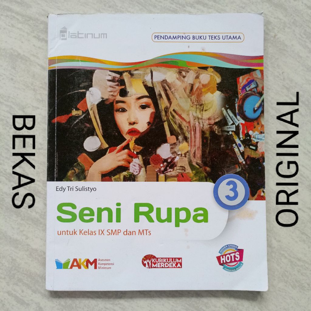 Jual Buku Seni Rupa Kelas 9 IX 3 III SMP MTS AKM HOTS Penerbit Platinum Tiga Serangkai Kurikulum ...
