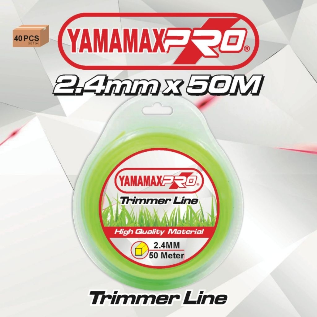 Jual Trimmer Line/Tali Senar Potong Rumput Ukuran 2.4mm Panjang 50meter ...