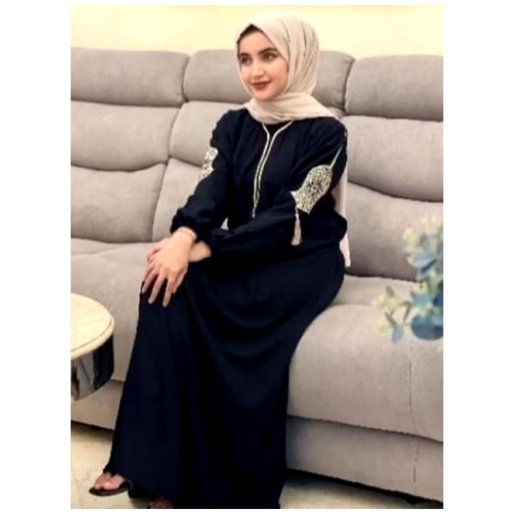 Jual Abaya Saudi Dubai Terompa crincel By afasweet | Shopee Indonesia