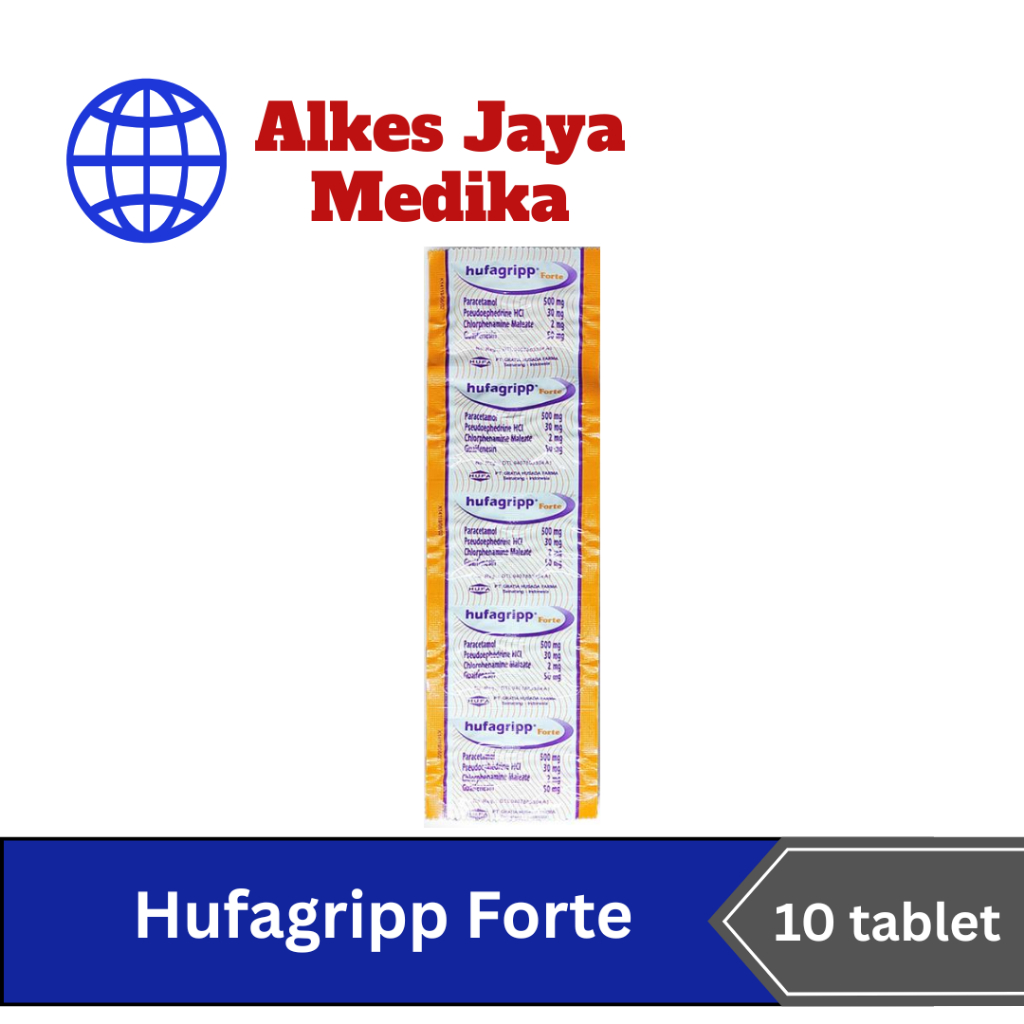 Jual Hufagripp Forte Isi 10 Tablet - Obat Batuk Pilek | Shopee Indonesia