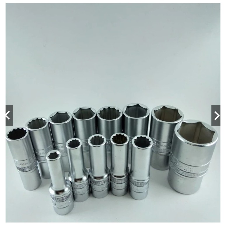 Jual Tekiro Mata Kunci Shock Chrome Panjang Sok Sock Socket Bintang 1/2 ...
