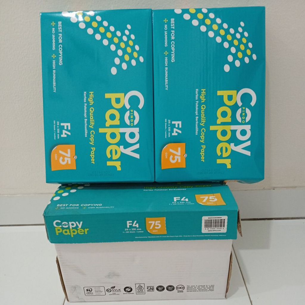 Jual kertas HVS Copy Paper Folio 75gr . | Shopee Indonesia
