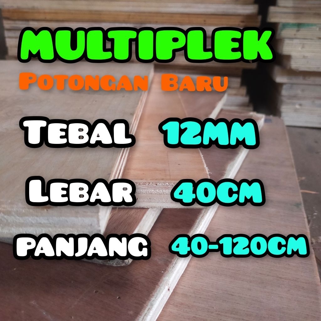Jual MULTIPLEK 12MM POTONGAN BARU | Shopee Indonesia