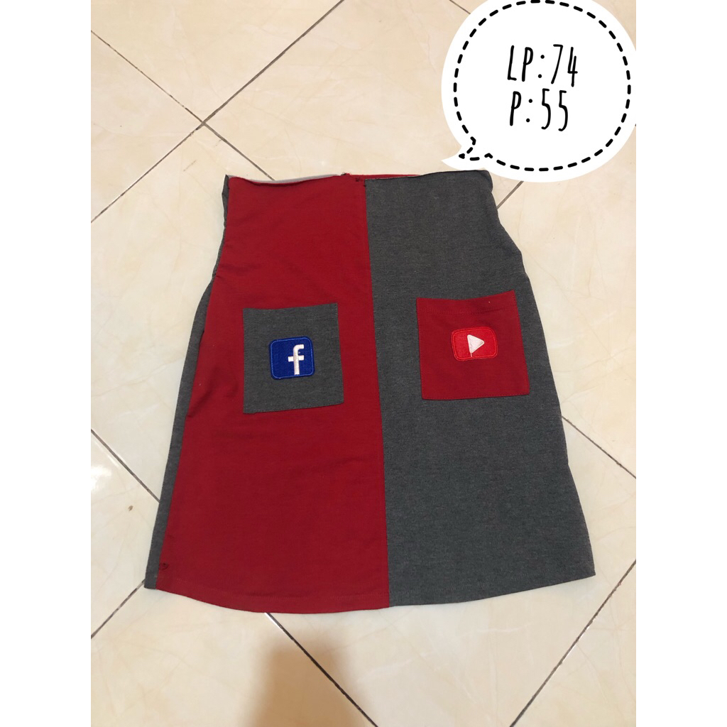 Jual rok wanita merah | Shopee Indonesia