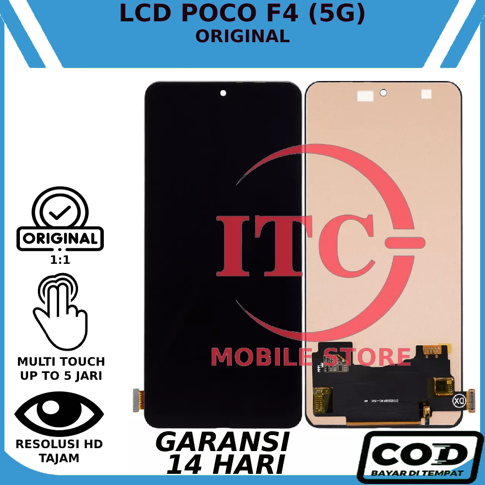 Jual LCD TOUCHSCREEN POCO F4 (5G) ORIGINAL FULLSET GARANSI GRATIS LEM ...