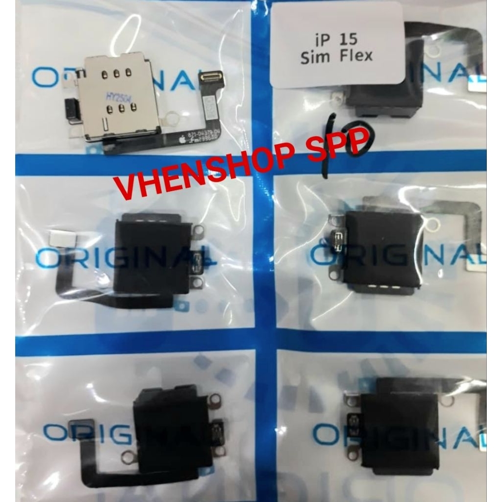 Jual flexible connector simcard ip 15 original fleksibel konektor sim ...