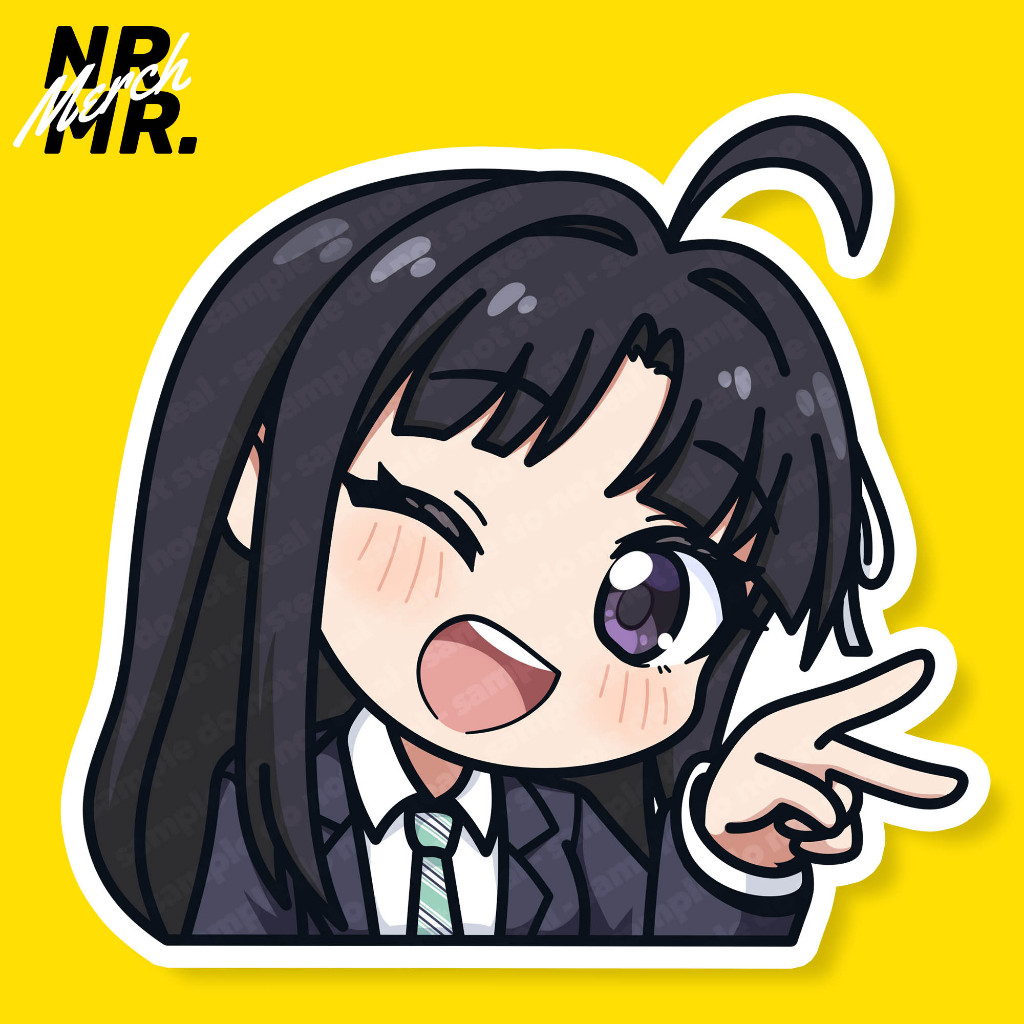 Jual Awa Subaru desu Fanmade Chibi Vinyl Sticker Girls Band Cry Togenashi Togeari | Shopee Indonesia