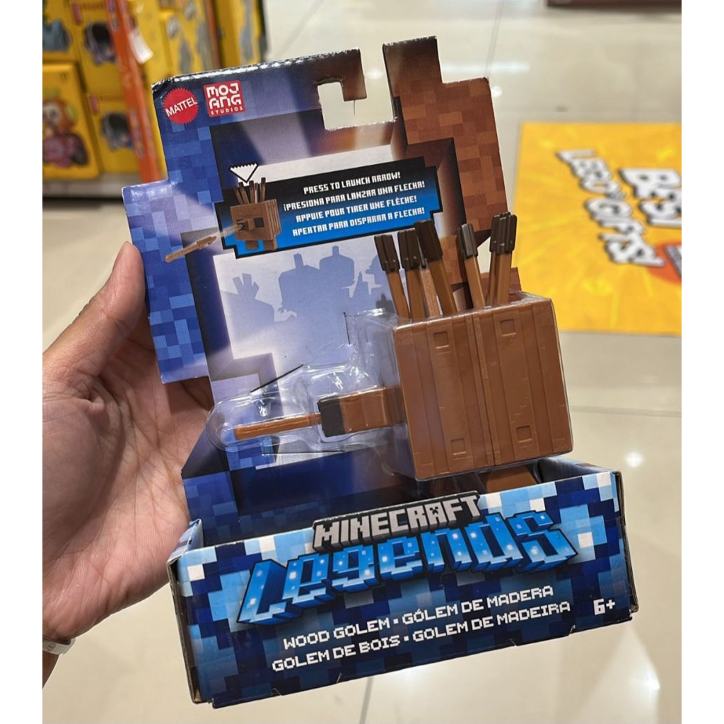 Jual New Mainan Minecraft Legends Wood Golem Original Mattel | Shopee ...