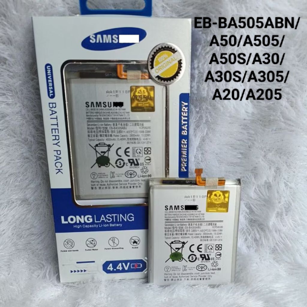 Jual BATERAI BATTERY ORIGINAL100% SAM A30S/ A305 /A50 /A505/A50S/A30/A20/A205 EB-BA505ABN ...