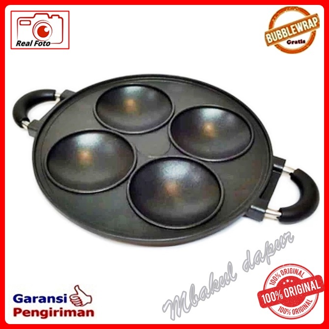 Jual Cetakan Kue Surabi Serabi Cake Mould Tefflon Anti Lengket Plus ...