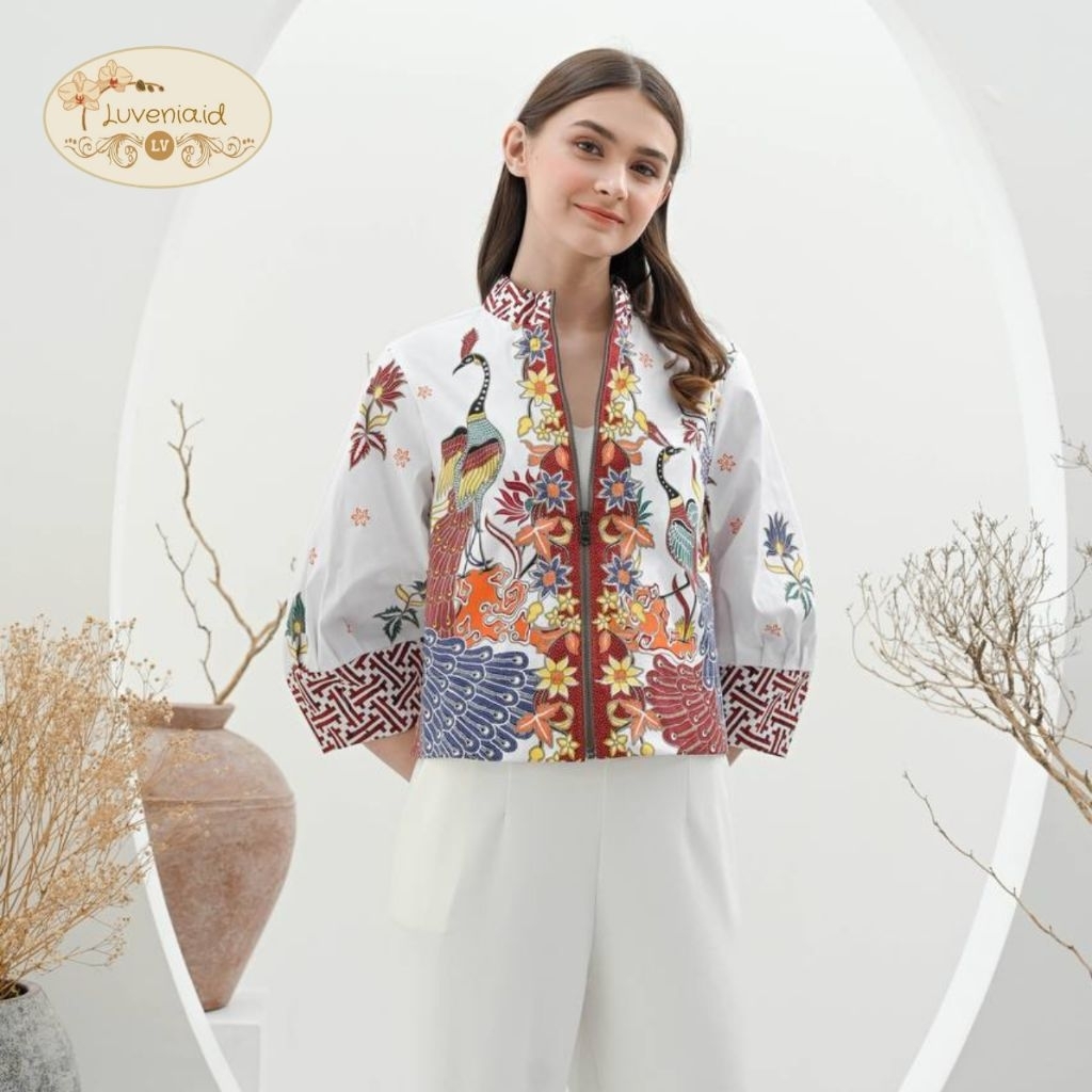 Jual Outer Batik 135 BBC / Batik Wanita / Luaran Batik /Jaket Batik ...